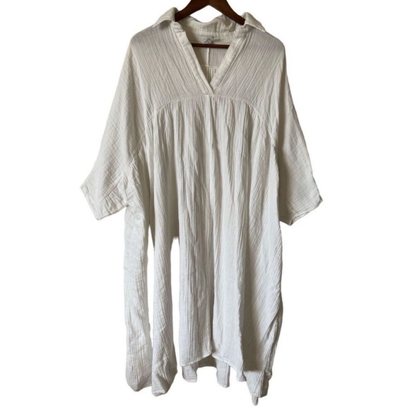 rhode skin | Swim | Rhode Voluminous Gauze Beach Swim Cover Up Os ...